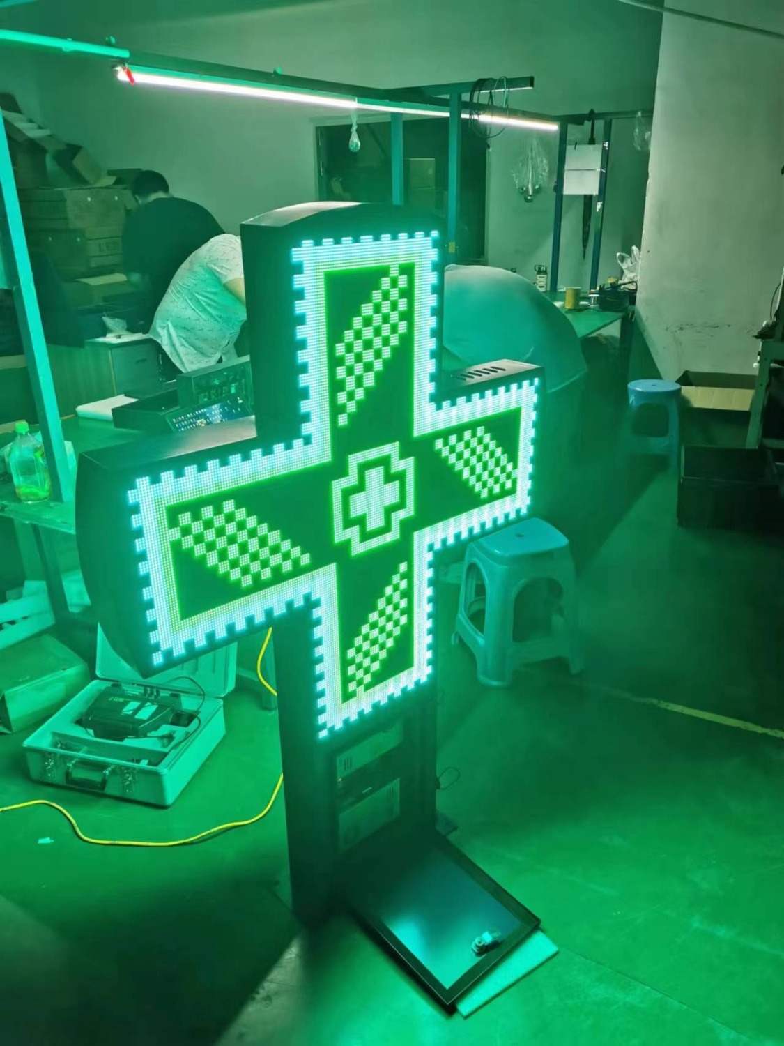 Cross LED Display for Pharmacy - Dazzview Technology