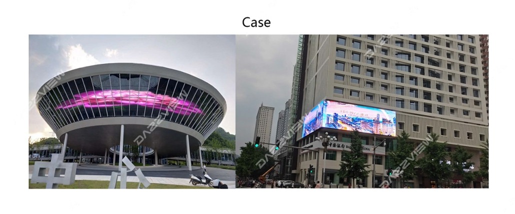 Light Weight Transparent Mesh LED Display - Dazzview