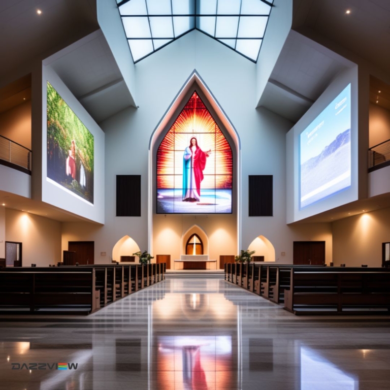 Church Led Display Solution - Dazzview LED Displays | Chinese Leading ...